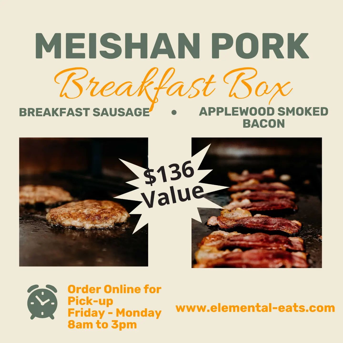 Meishan Pork Breakfast Sampler